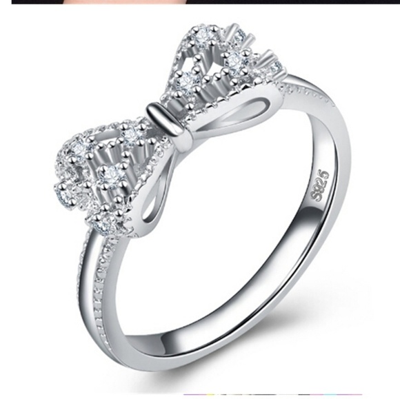 Boutique | Jewelry | Sterling Silver Gorgeous Bow Knot Ring | Poshmark